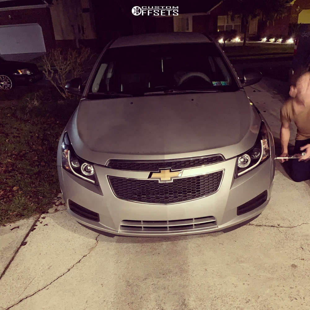 2014 Chevrolet Cruze with 18x8 40 Konig Control and 235/40R18 Toyo ...