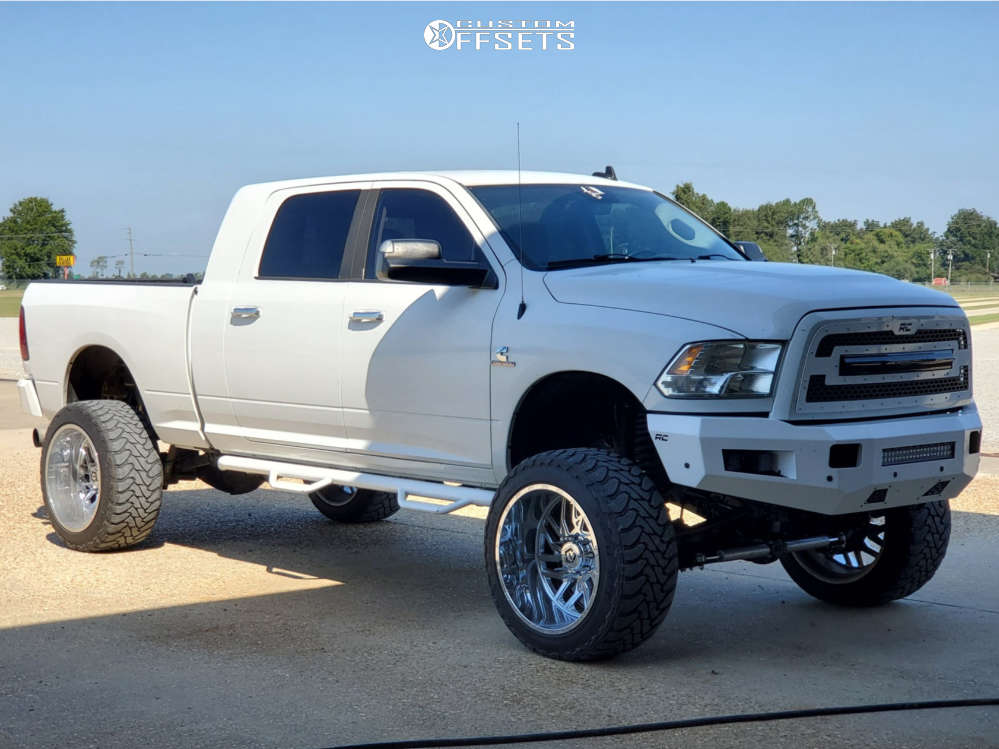 2014 Ram 2500 with 24x14 -76 TIS 544C and 37/13.5R24 Toyo Tires Open ...