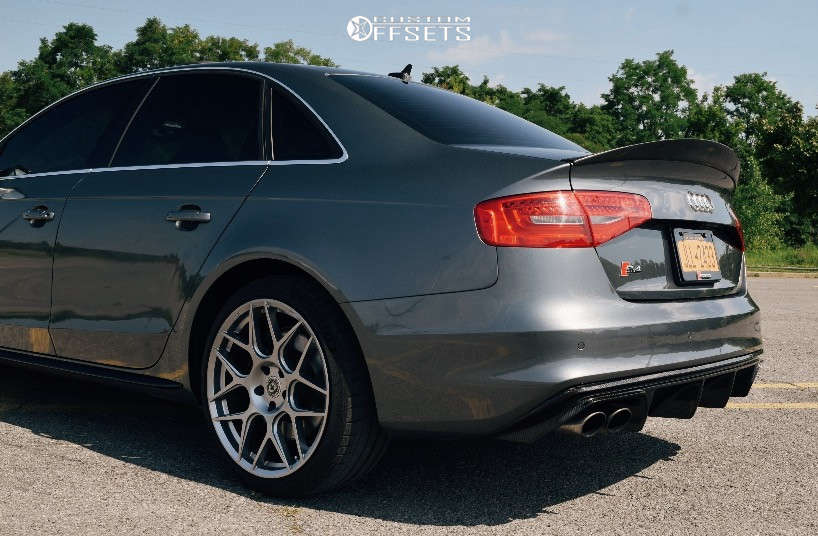 2014 Audi S4 with 19x9.5 45 HRE Ff01 and 255/35R19 Michelin Pilot Sport ...