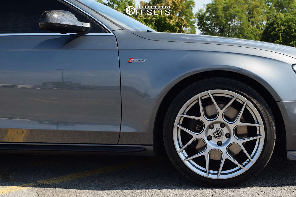 2014 Audi S4 with 19x9.5 45 HRE Ff01 and 255/35R19 Michelin Pilot Sport ...