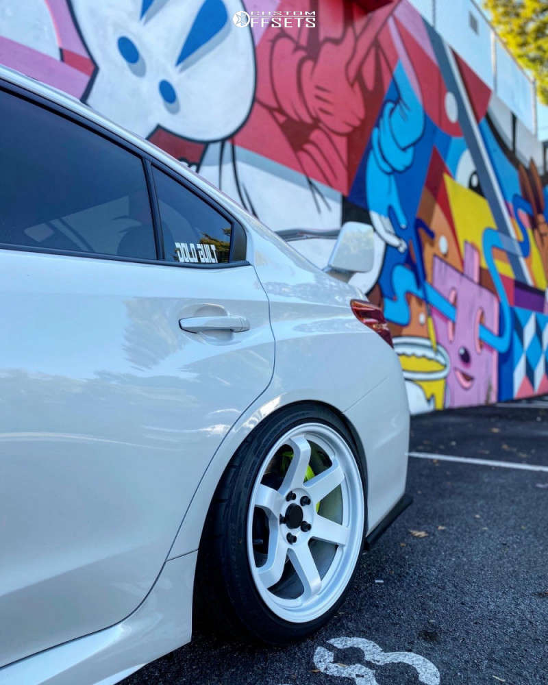 2019 Subaru WRX STI with 18x9.5 24 AVID1 AV6 and 235/40R18 Firestone ...