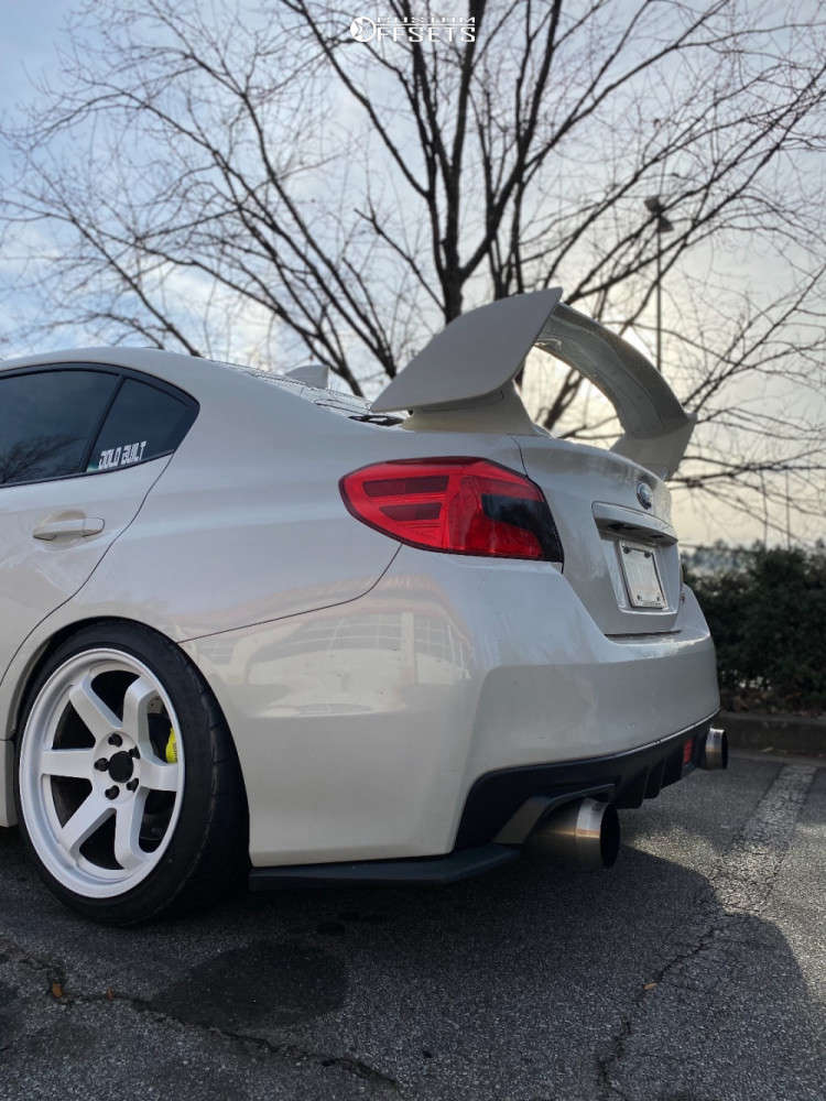 2019 Subaru WRX STI with 18x9.5 24 AVID1 AV6 and 235/40R18 Firestone ...