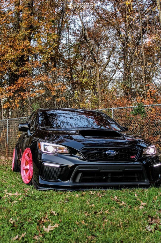2019 Subaru WRX STI with 18x10.5 12 Rays Engineering 57dr and 225/45R18 ...