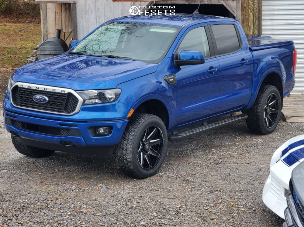 2019 Ford Ranger with 20x9.5 15 Axe Offroad Artemis and 265/50R20 Nitto ...