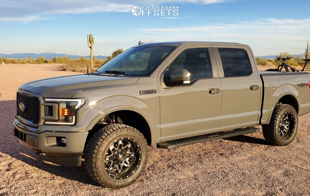 2020 Ford F-150 with 20x10 -12 Fuel Lethal and 33/12.5R20 Nitto Ridge ...