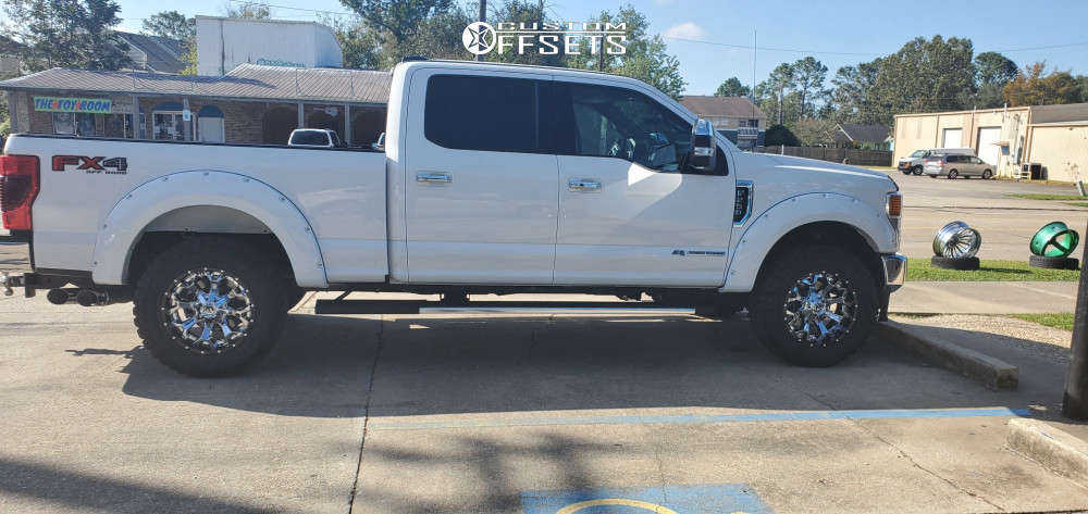 2020 Ford F-250 Super Duty with 20x10 -18 Fuel Assault and 35/12.5R20 ...