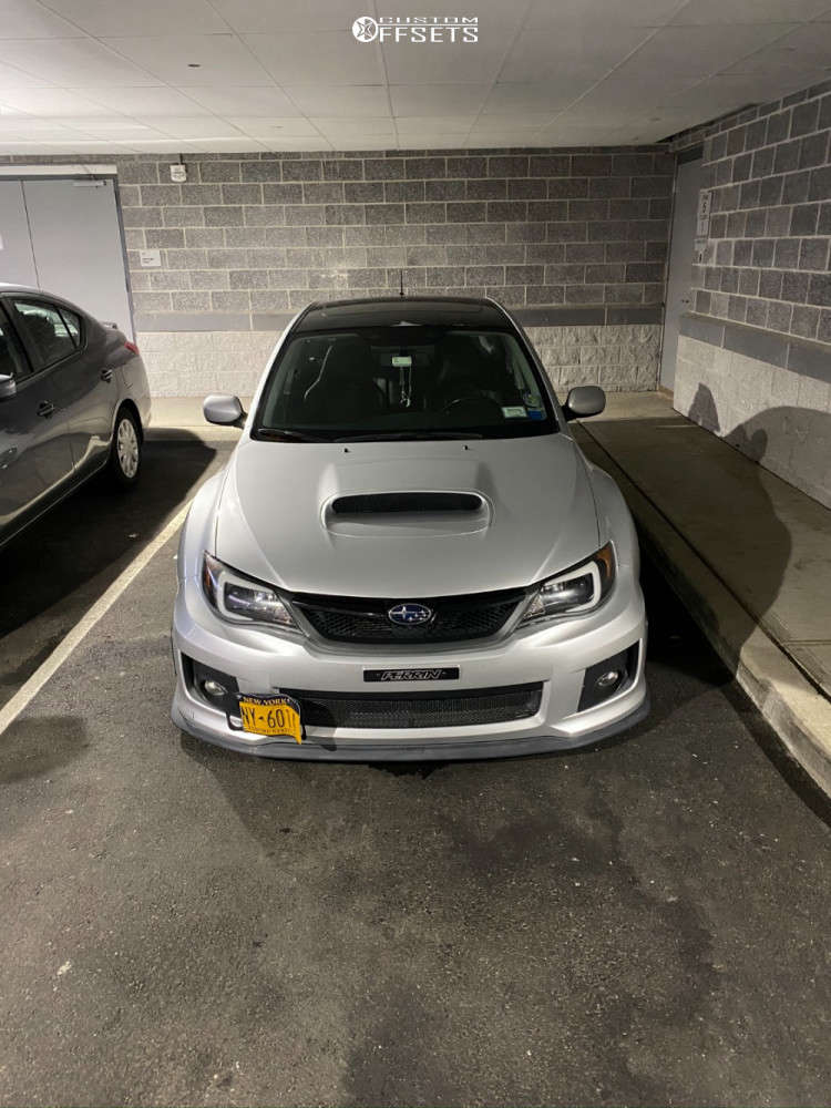 2011 Subaru WRX with 18x9 25 Cosmis Racing Mr7 and 225/35R18 Hankook S1 ...