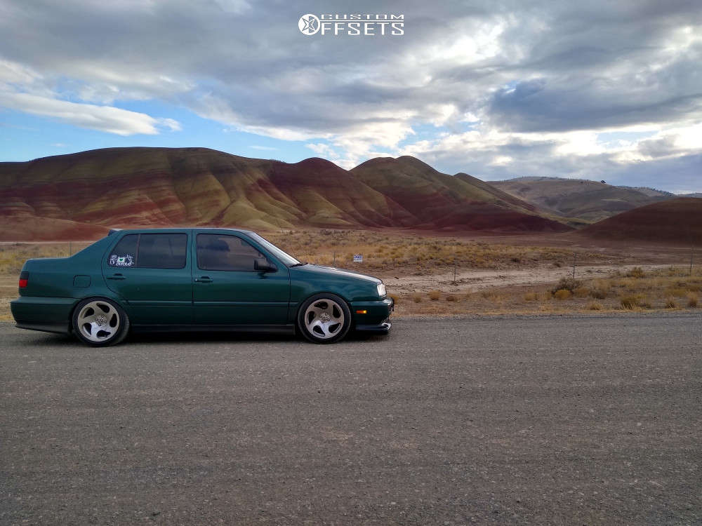 1997 Volkswagen Jetta with 16x9 20 WatercooledIND Cc10 and 195/50R16 ...