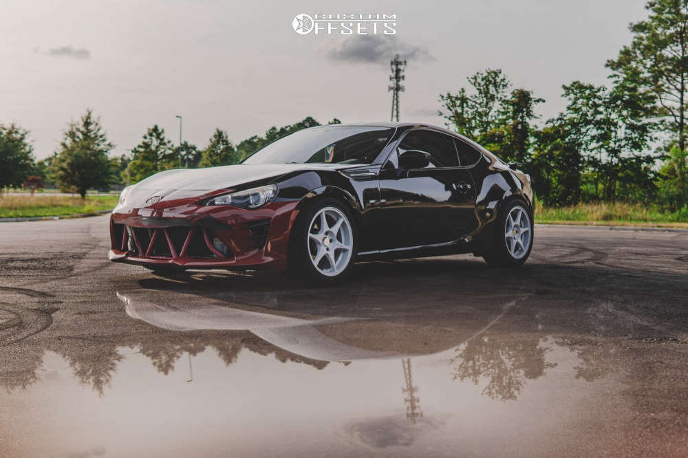 2013 Subaru BRZ with 17x9 35 Stage Wheels Knight and 255/40R17 Kenda ...