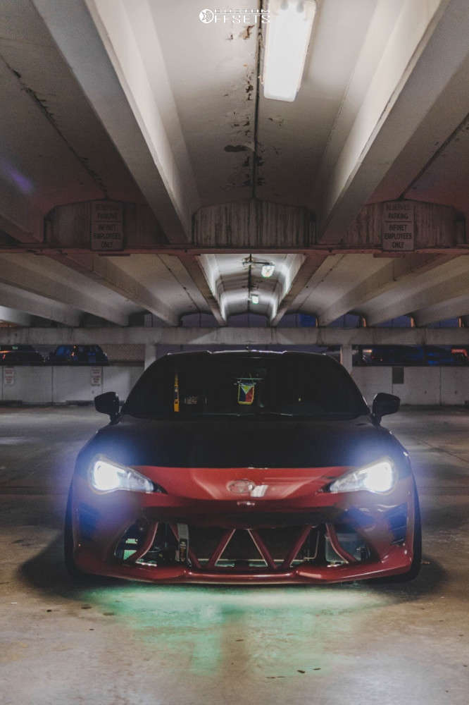 2013 Subaru BRZ with 17x9 35 Stage Wheels Knight and 255/40R17 Kenda ...