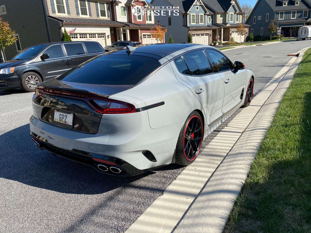 2018 Kia Stinger with 19x8 38 BBS Ci-r and 225/40R19 Michelin Pilot ...