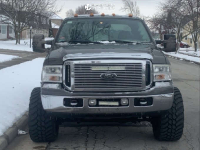 2006 Ford F-250 with 22x14 -76 Vision Spyder and 35/15.5R22 AMP Mud ...