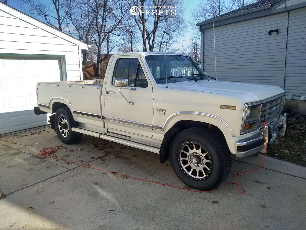 1986 Ford F-250 with 20x9 12.7 Method Mr305 and 275/65R20 Falken ...