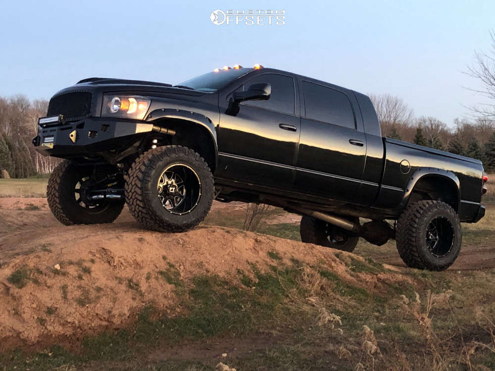 2007 Dodge Ram 3500 with 20x14 -76 Full Throttle Ft-1 and 38/15.5R20 ...