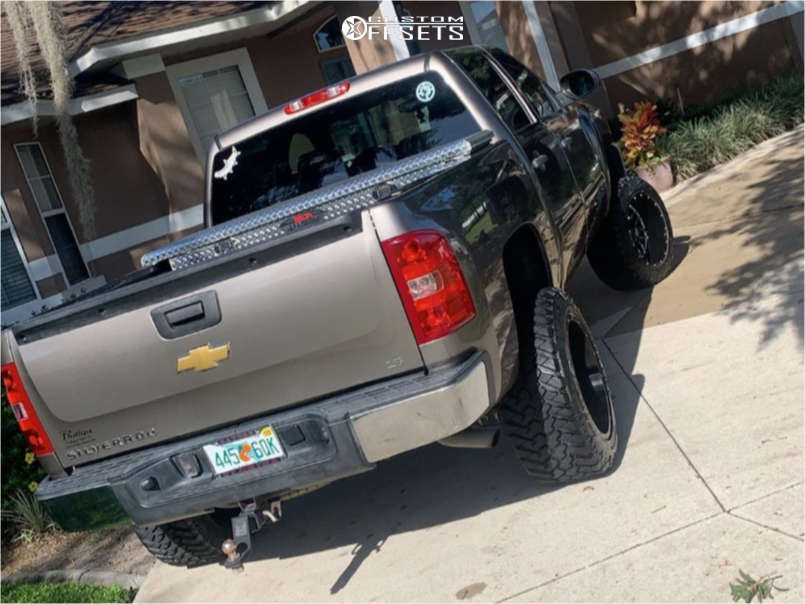 2012 Chevrolet Silverado 1500 with 20x12 -44 Pure Grit Ambition and 33/ ...