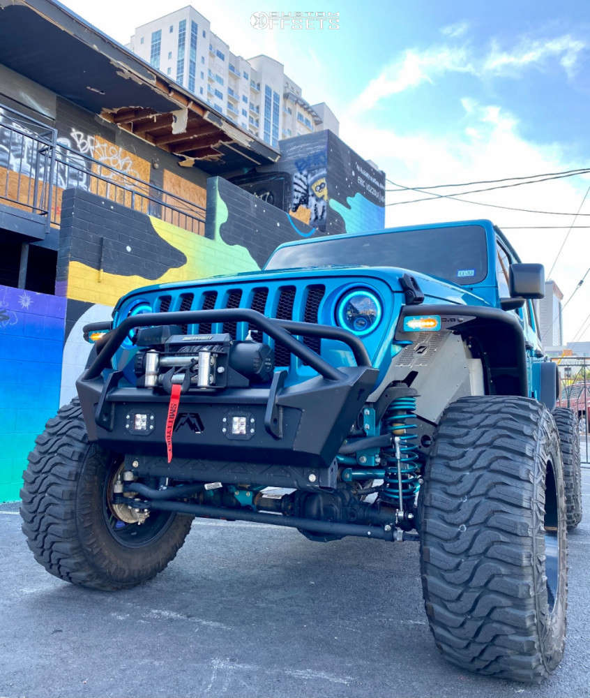 2020 Jeep Wrangler with 20x12 -44 Anthem Off-Road Equalizer and 38/13 ...