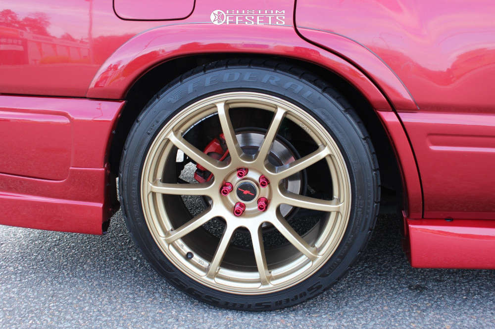 2001 Subaru Forester with 18x9 35 Rota Et35 G-Force and 235/40R18 ...