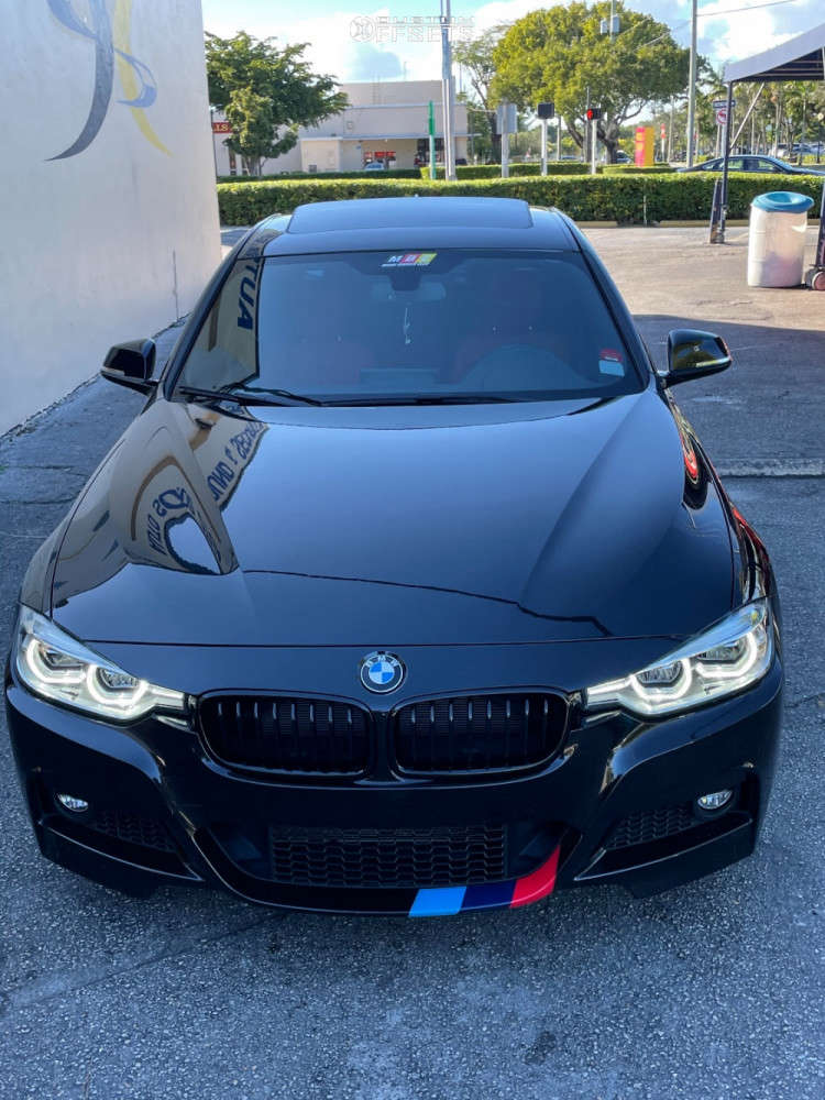 2018 BMW 340i with 19x8.5 35 Aodhan Aff7 and 245/40R19 Achilles Atr ...