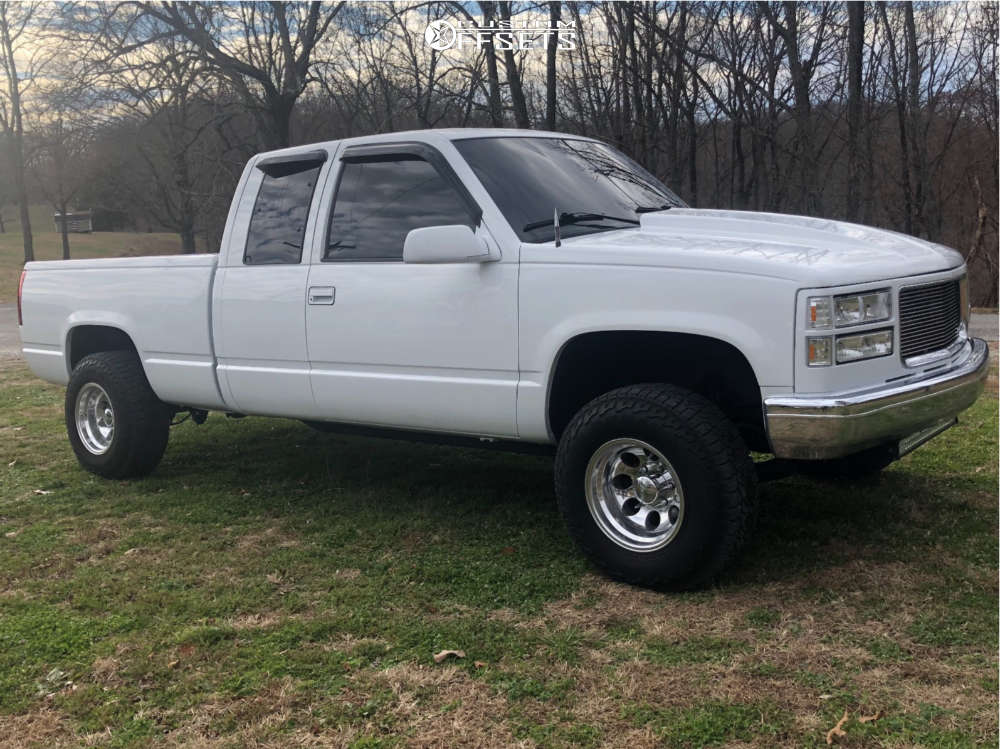 1998 GMC C1500 with 15x10 -24 Pacer Bullet Hole and 31/10.5R15 Wild ...