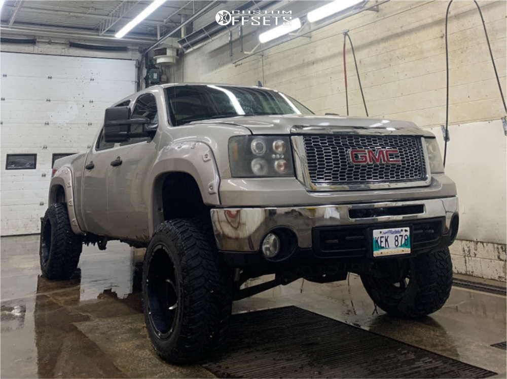 2008 GMC Sierra 1500 with 20x12 -51 Vision Prowler and 35/12.5R20 ...