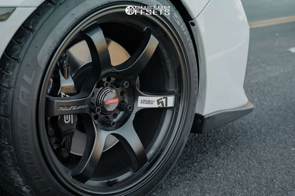2017 Subaru WRX STI with 18x9.5 38 Gram Lights 57dr and 245/40R18 ...