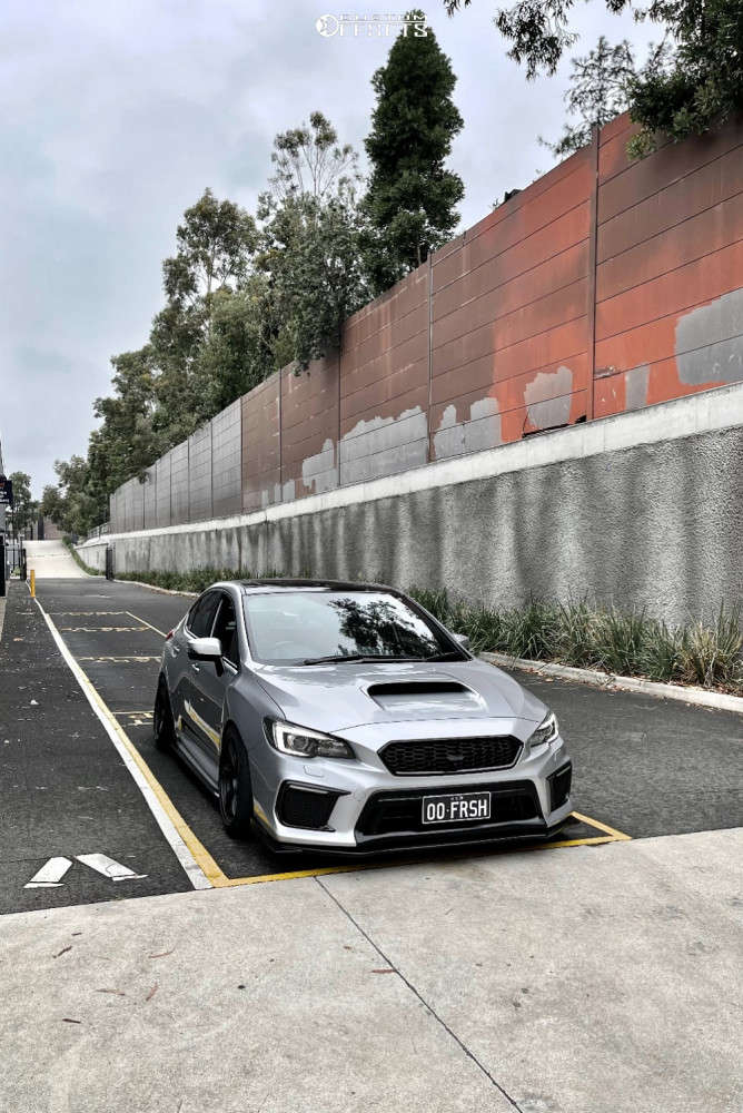 2018 Subaru WRX with 18x9.5 22 Rays Engineering 57dr and 235/40R18 ...
