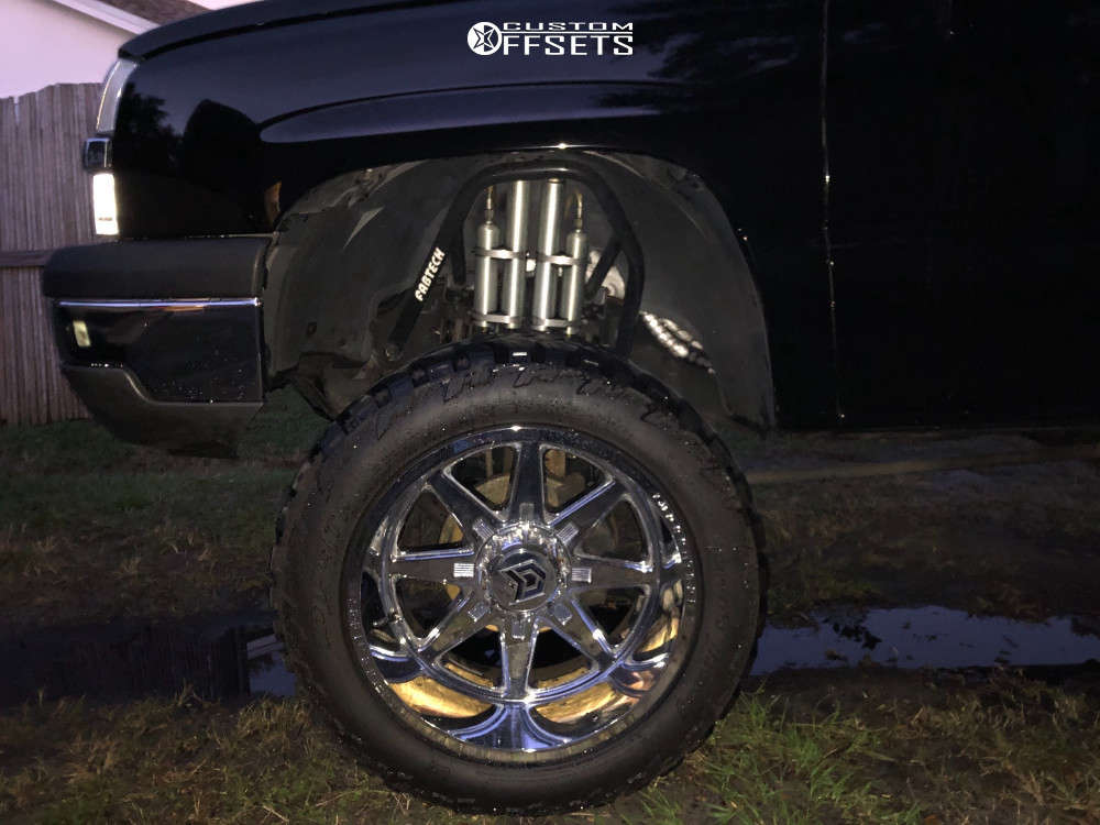 2005 Chevrolet Silverado 1500 with 22x12 -44 Dropstars 655c and 325 ...