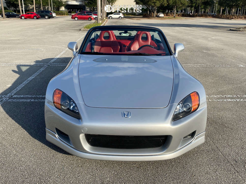 2002 Honda S2000 with 17x9.5 47 Volk Ce28n and 245/40R17 Bridgestone ...