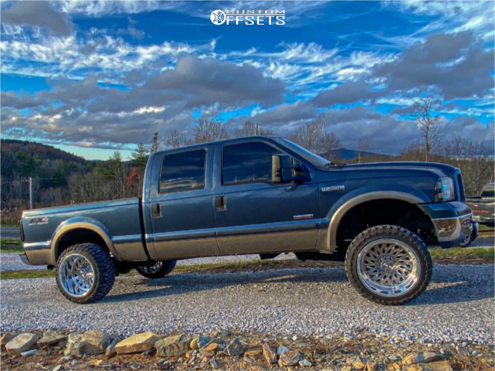 2005 Ford F-250 Super Duty with 22x14 -90 Specialty Forged Sf003 and 355/40R22 Atturo Trail ...