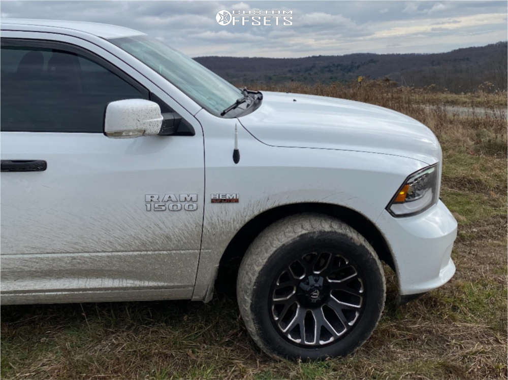2017 Ram 1500 with 20x10 -18 Fuel Warrior and 32/12.5R20 Ohtsu At4000 ...
