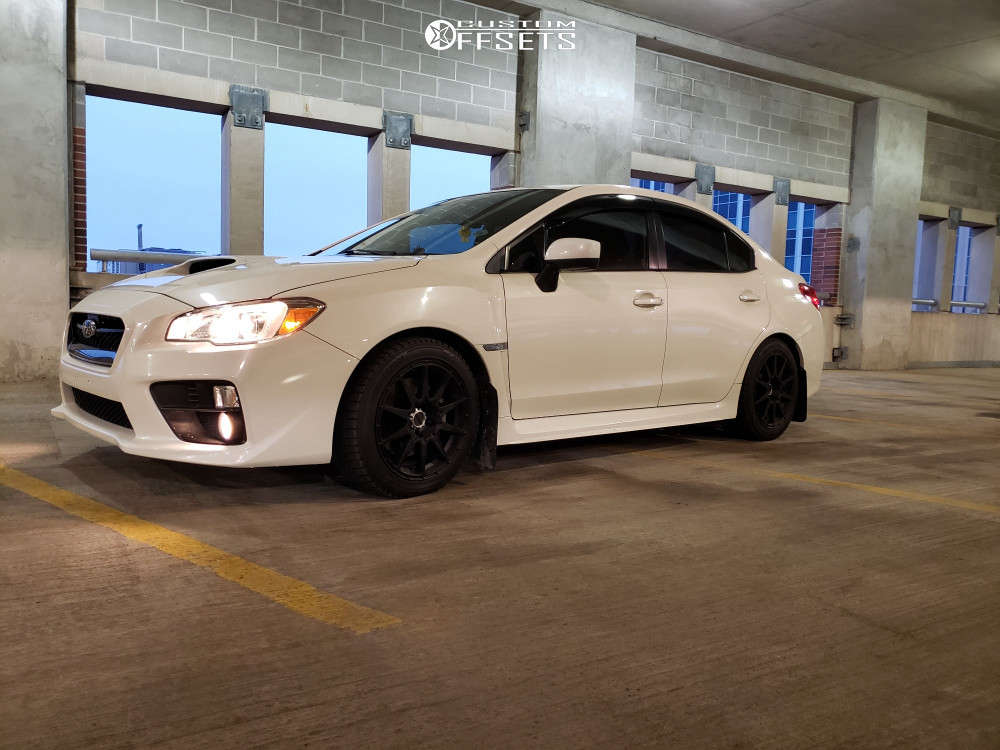 2016 Subaru WRX with 17x8 35 Method Mr501 and 235/45R17 Bridgestone ...