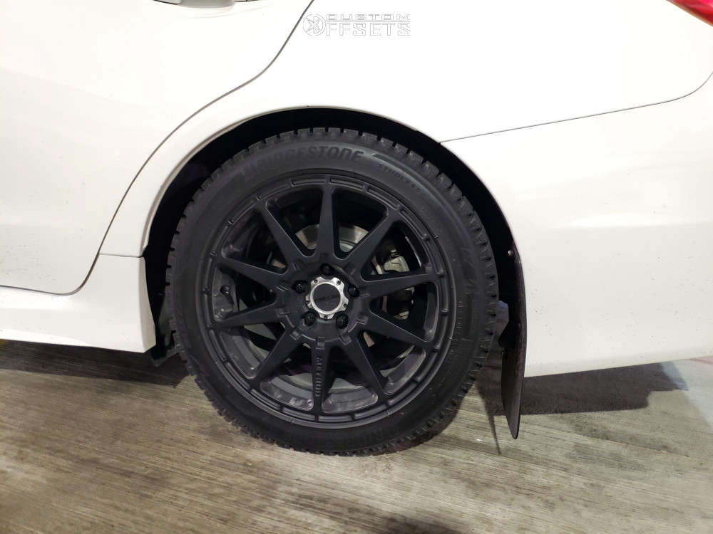 2016 Subaru WRX with 17x8 35 Method Mr501 and 235/45R17 Bridgestone ...