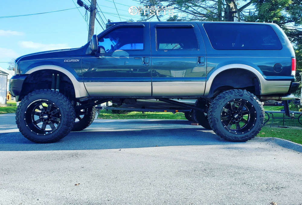 2000 Ford Excursion with 24x14 -76 Moto Metal Mo962 and 40/15.5R24 Toyo ...