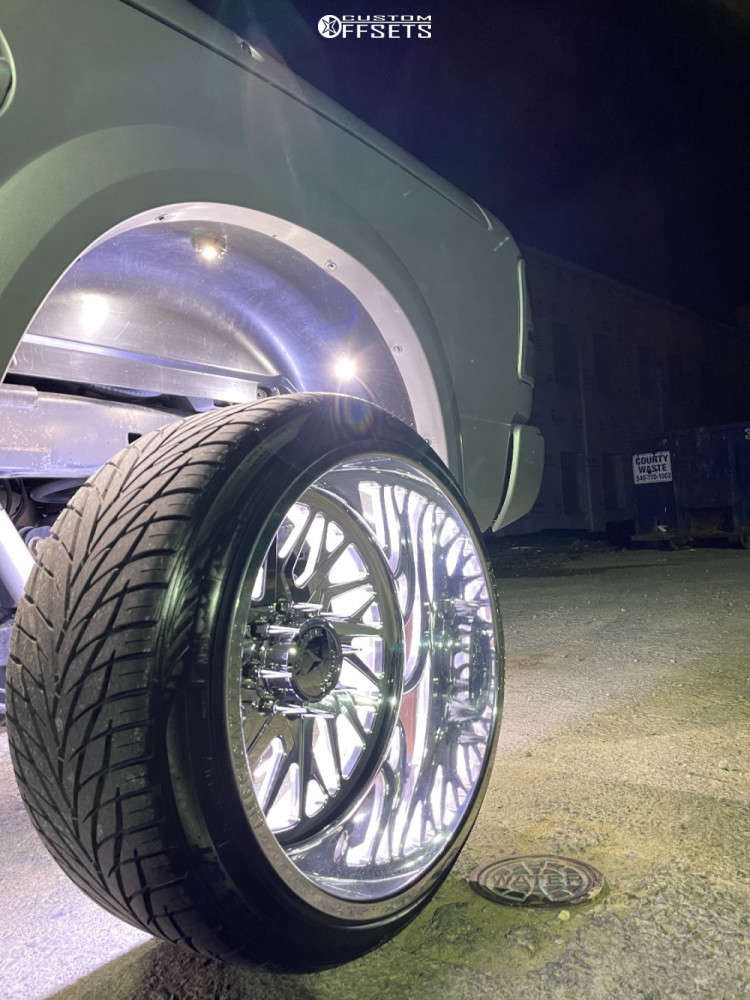 2015 Ram 2500 with 24x14 -73 American Force Nova Ss and 305/35R24 Toyo ...