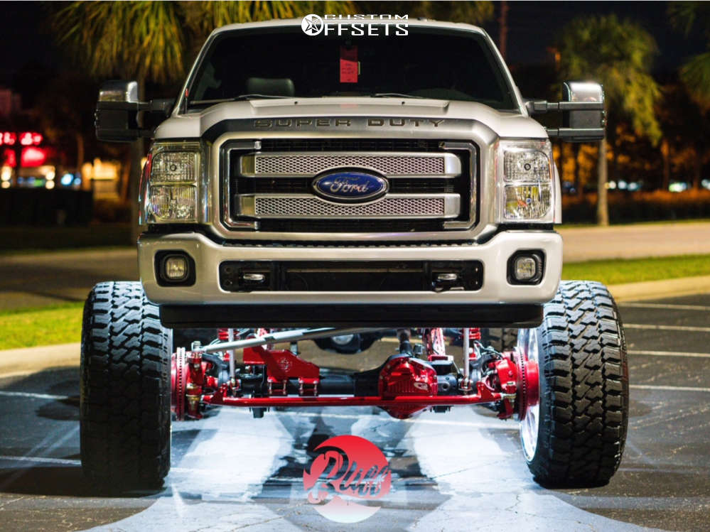 2014 Ford F-250 Super Duty with 28x16 -110 Specialty Forged SF037 and ...