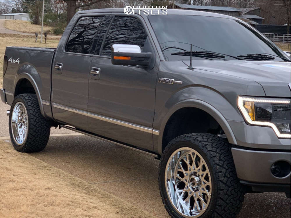 2010 Ford F-150 with 22x10 -19 Vision Rocker and 33/12.5R22 Venom Power ...