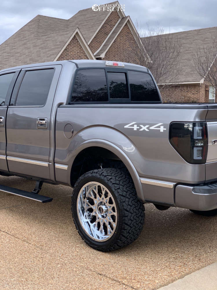 2010 Ford F-150 with 22x10 -19 Vision Rocker and 33/12.5R22 Venom Power ...