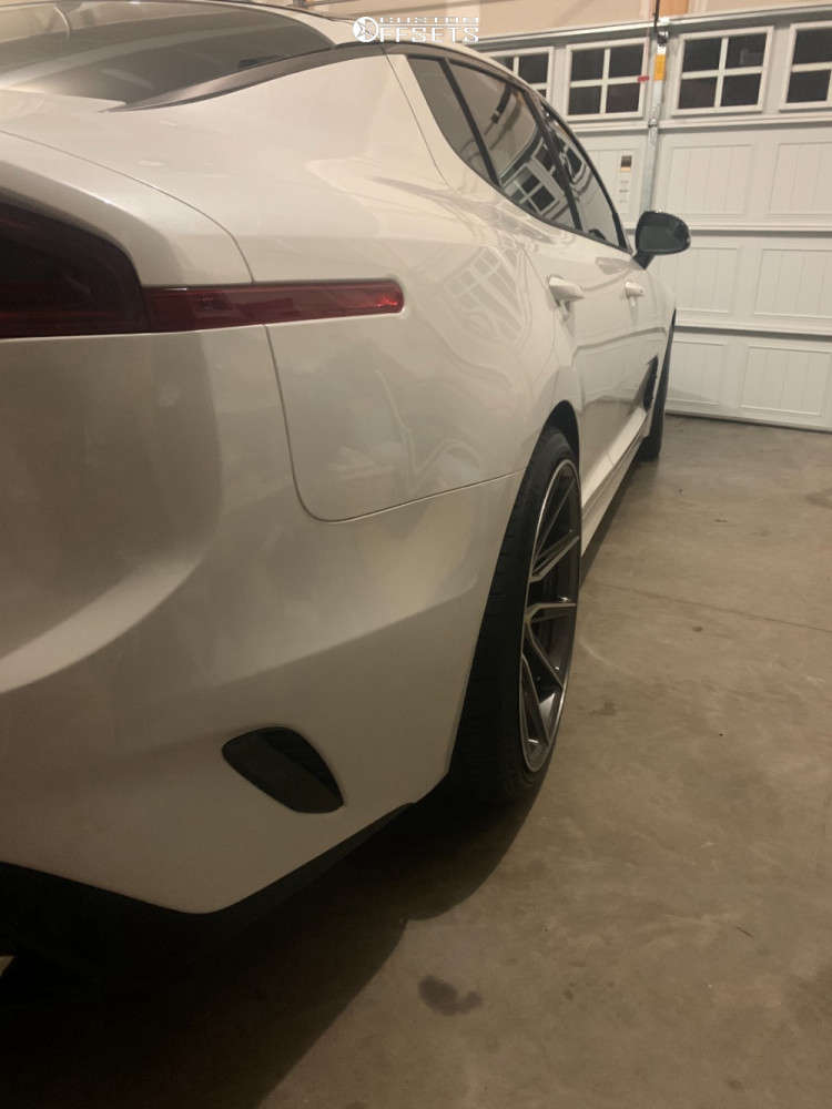 2019 Kia Stinger with 20x9 30 Niche Gemello and 245/35R20 Continental ExtremeContact DWS06 PLUS ...