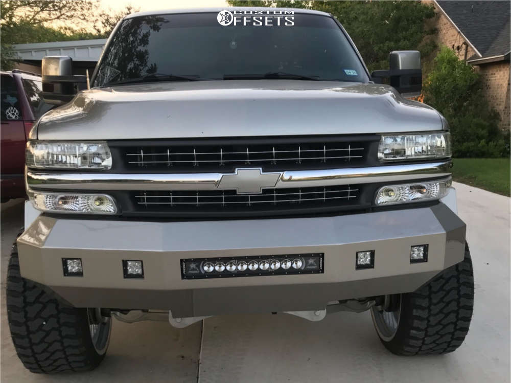 2000 Chevrolet Silverado 2500 with 24x14 -76 Specialty Forged Sf007 and ...