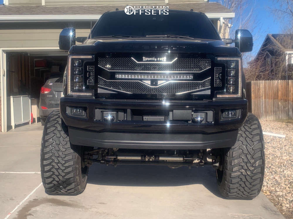 2019 Ford F-250 Super Duty with 26x16 -101 Bcr Wheels Guinness and 40/ ...