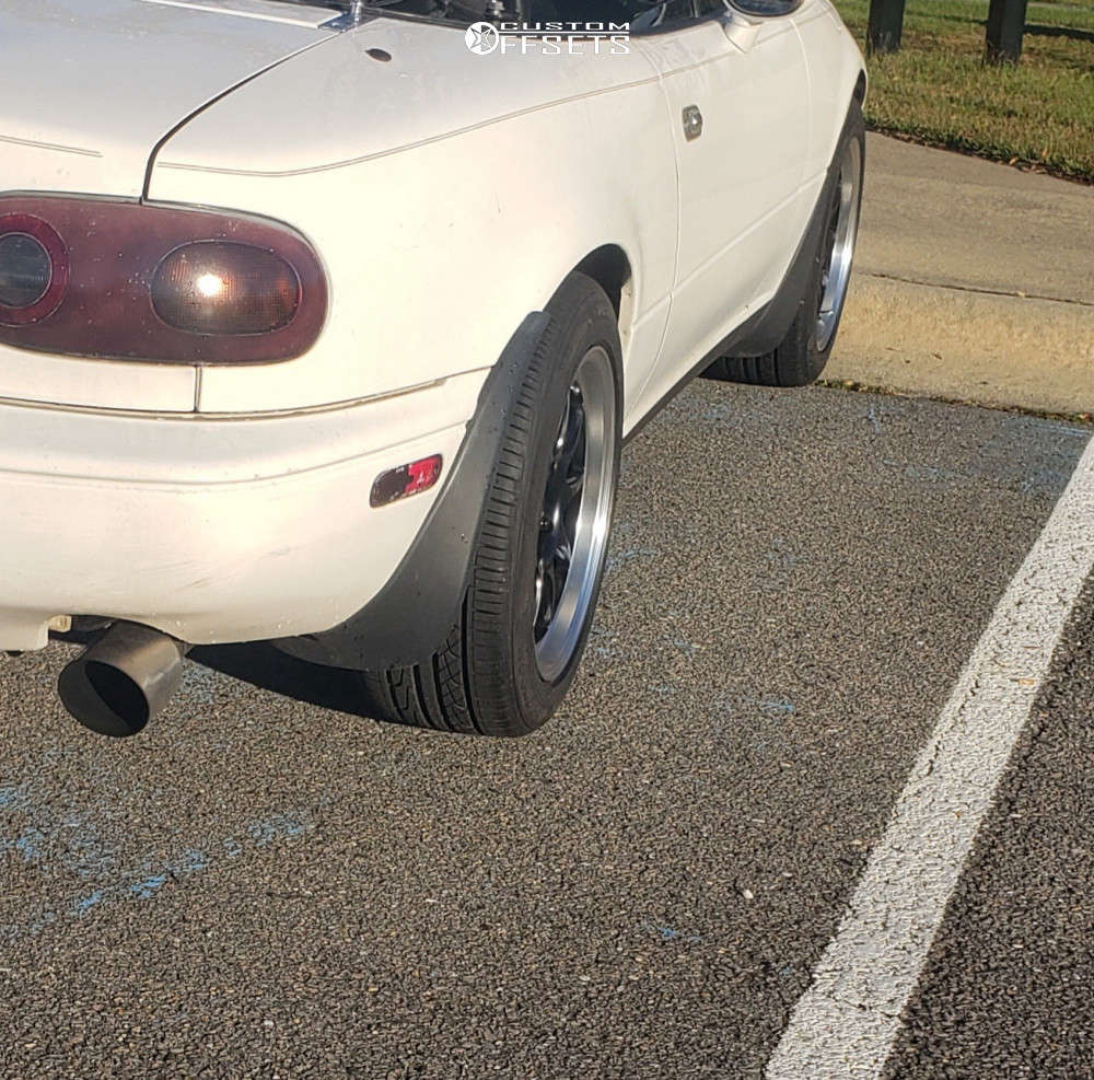 1995 Mazda Miata with 15x8 25 Konig Countergram and 205/50R15 Hankook ...