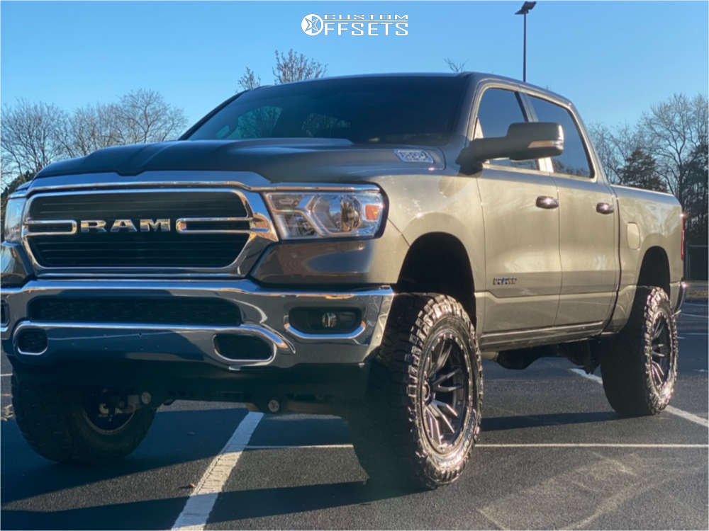 2020 Ram 1500 with 20x10 -18 Fuel Rebel and 35/12.5R20 Nitto Ridge ...