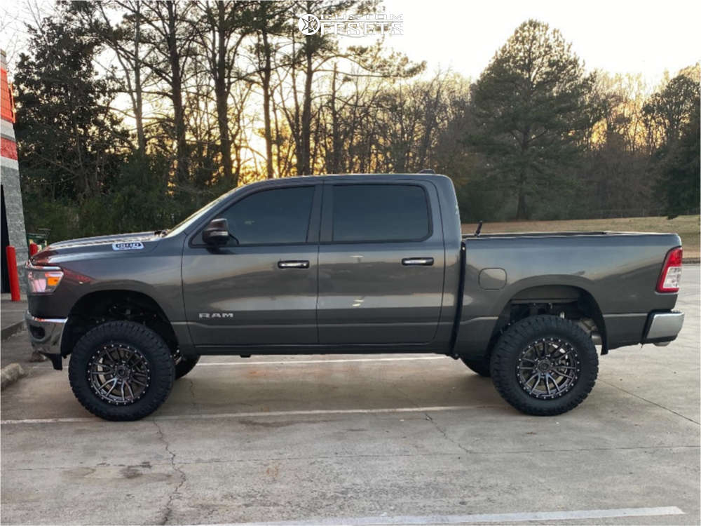2020 Ram 1500 with 20x10 -18 Fuel Rebel and 35/12.5R20 Nitto Ridge ...