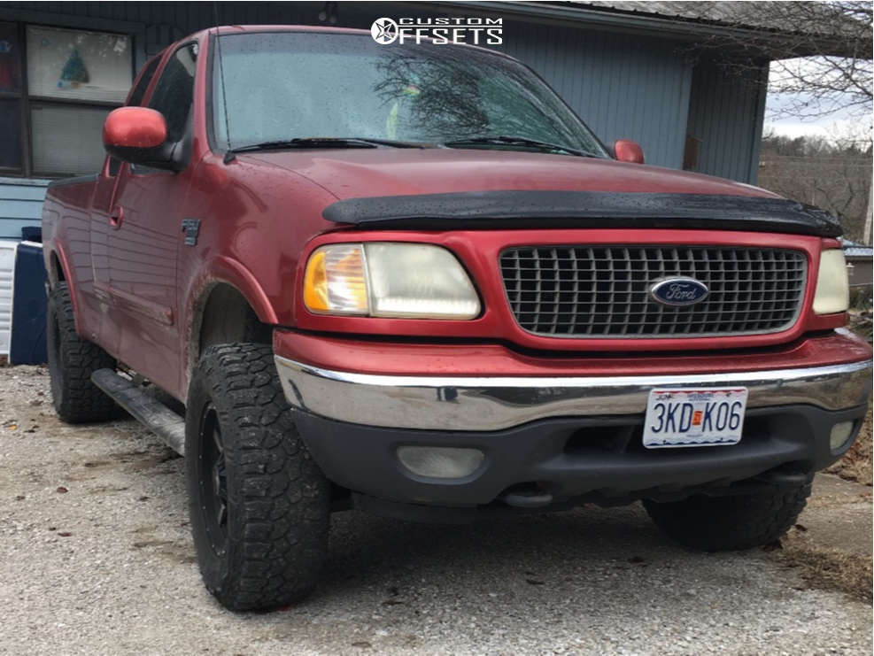 1999 Ford F-150 with 17x8 0 Moto Metal Mo970 and 275/65R17 Thunderer ...