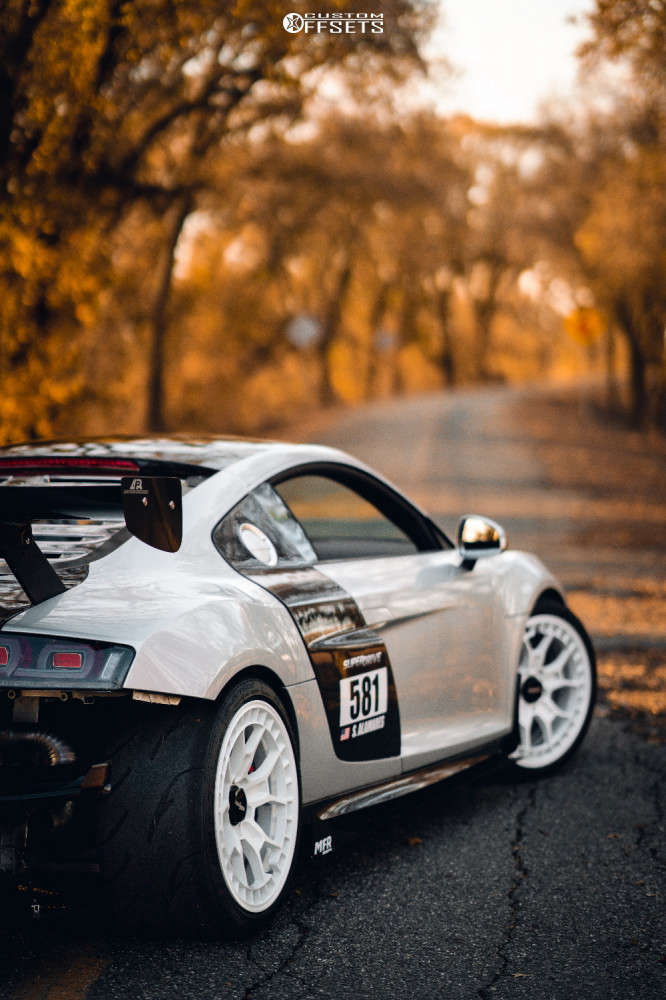 2009 Audi R8 with 19x8.5 29 Rotiform Zmo-m and 245/35R19 Nankang AR-1 ...