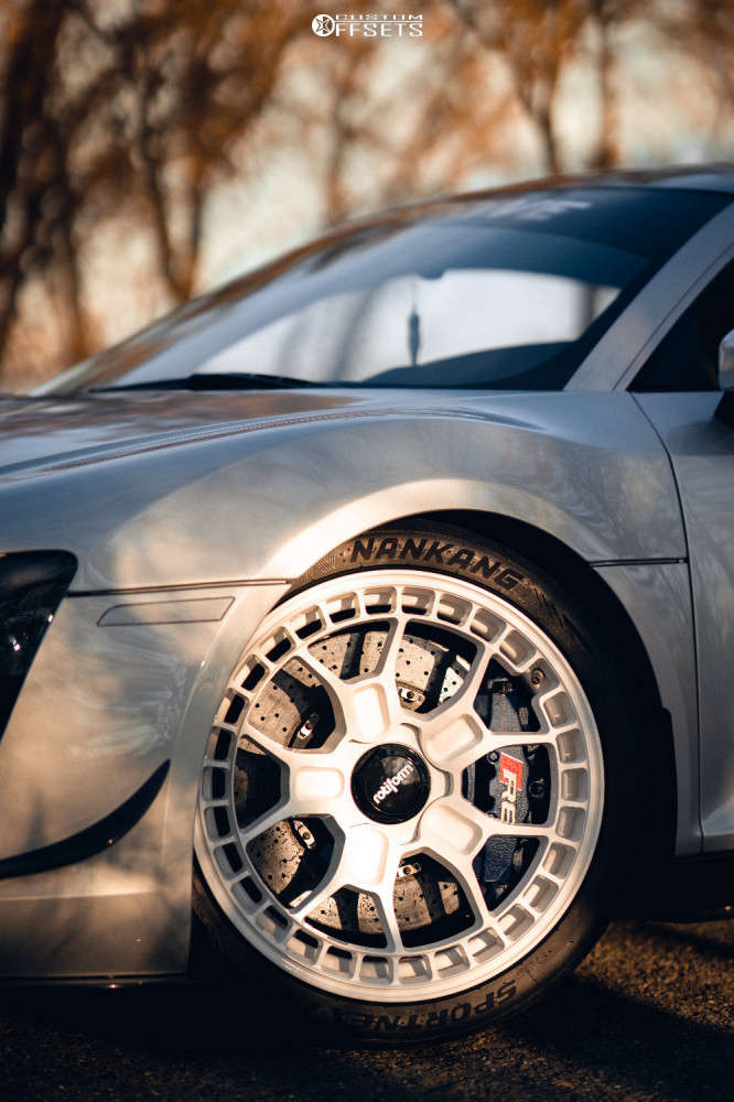 2009 Audi R8 with 19x8.5 29 Rotiform Zmo-m and 245/35R19 Nankang AR-1 ...
