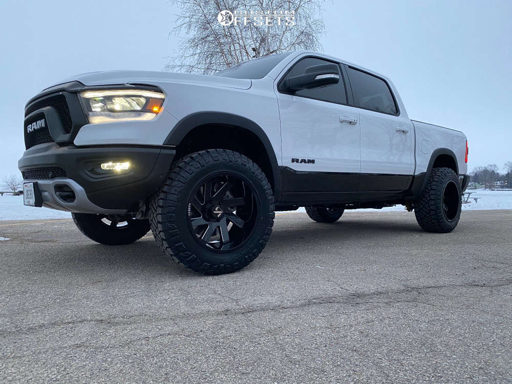 2021 Ram 1500 with 20x12 -51 ARKON OFF-ROAD Lincoln and 35/12.5R20 ...