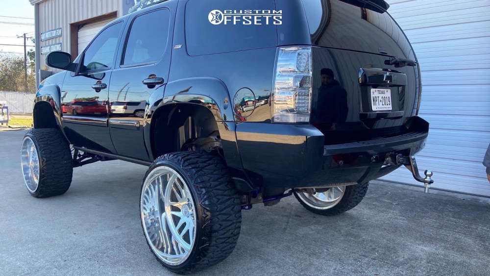 2007 Chevrolet Tahoe with 26x14 -73 American Force Redd Ss and 35/13 ...
