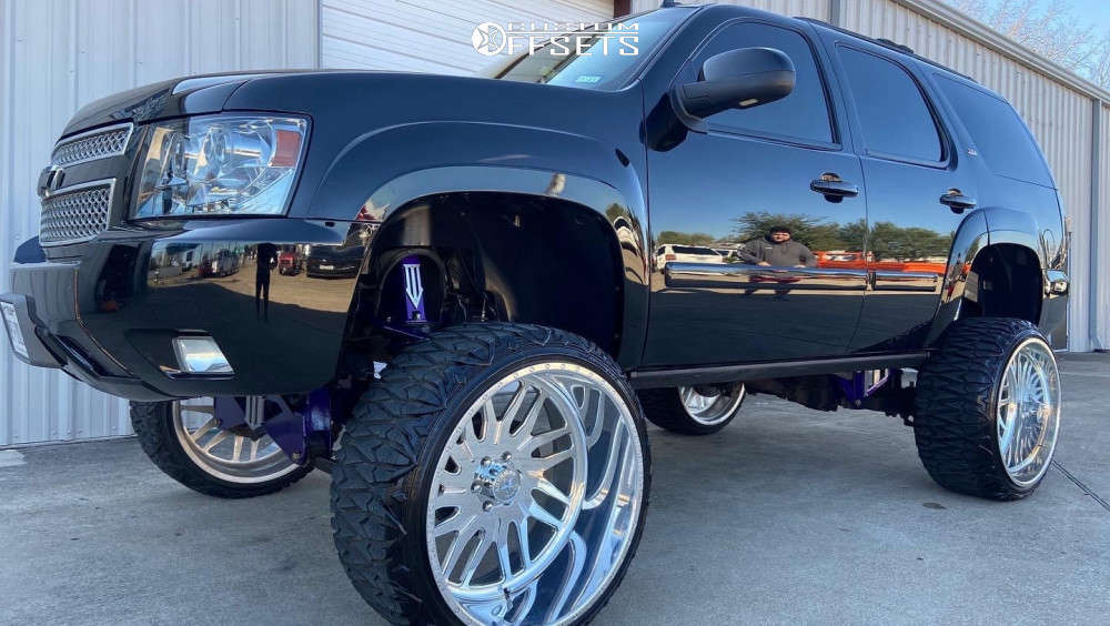 2007 Chevrolet Tahoe with 26x14 -73 American Force Redd Ss and 35/13 ...