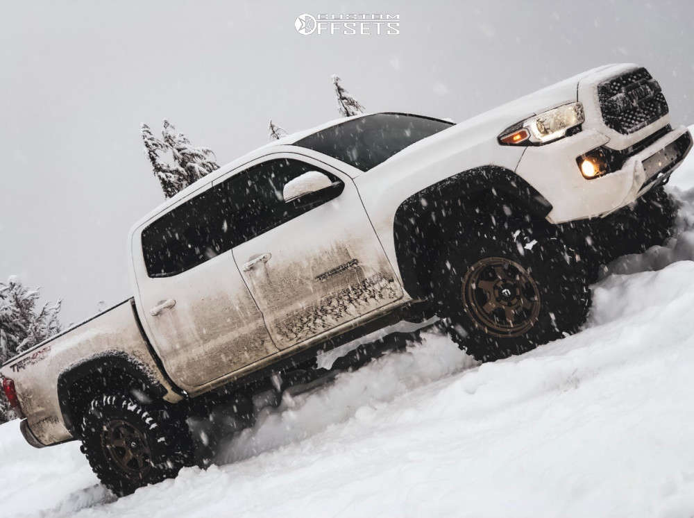 2017 Toyota Tacoma with 17x9 -12 Fuel Shok and 35/12.5R17 BFGoodrich ...